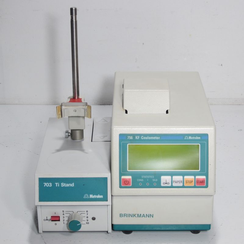Brinkmann Metrohm 756 KF Coulometer w Keypad and 703 TI Stand | eBay