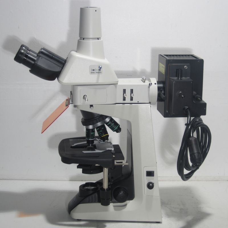 NIKON ECLIPSE E200 FLUORESCENSE MICROSCOPE W/ 10X,20X,40X,100X ...